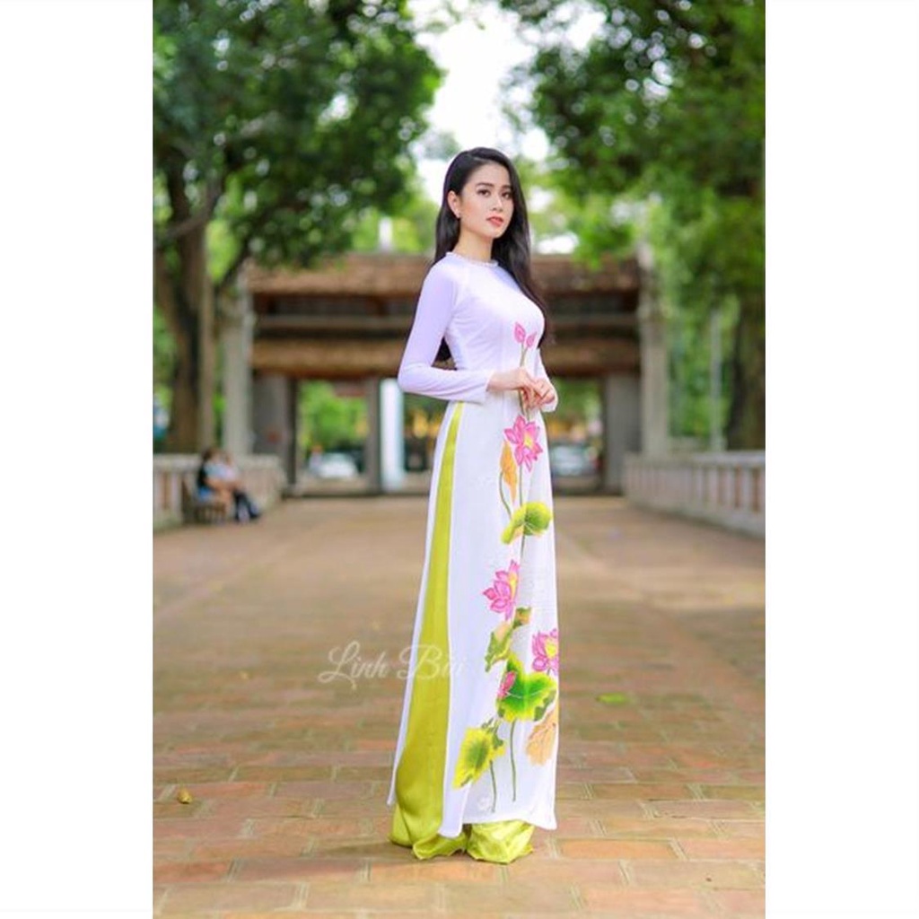 Love Vietnam Aude Cheongsam Dress Traditional Two-Piece Vintage Slim ...