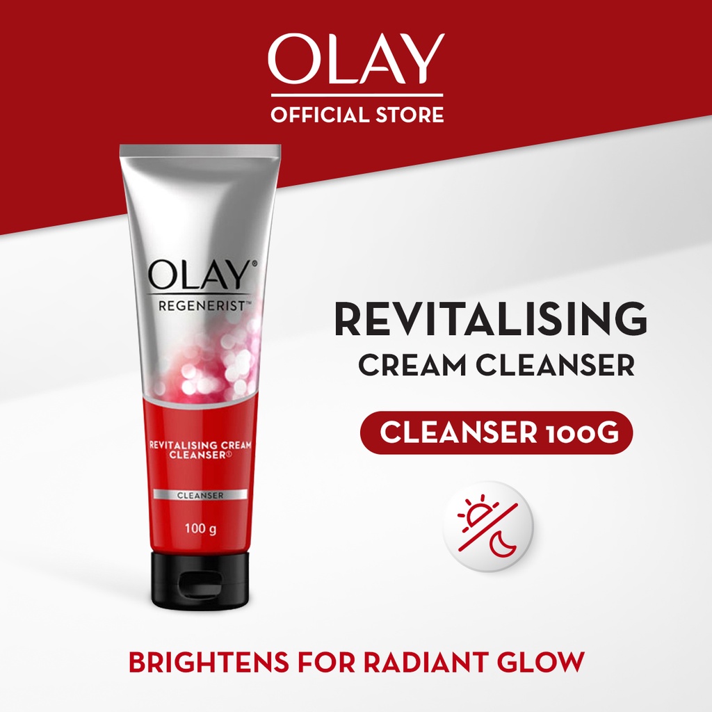 Olay Regenerist Niacinamide Anti Aging Revitalising Cream Cleanser ...