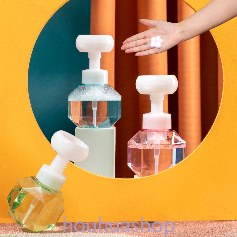 Floral children's hand sanitizer, facial cleanser, foaming device ...