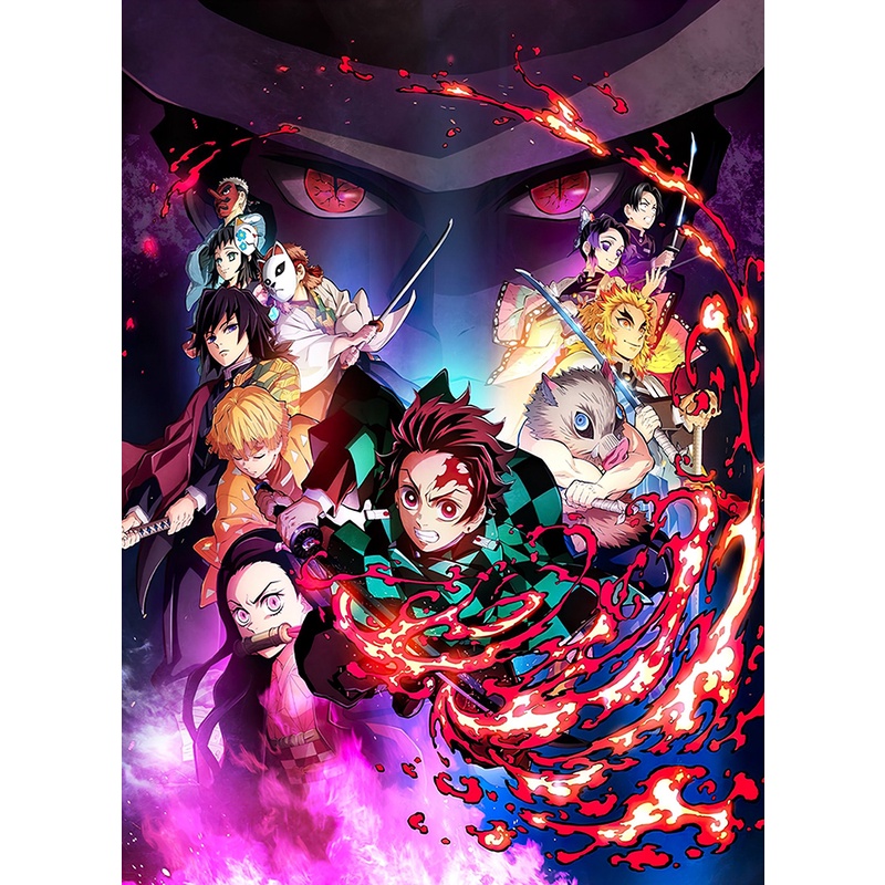 KIMETSU NO YAIBA / DEMON SLAYER HD POSTER 21cm x 29.7cm (3pcs minimum ...