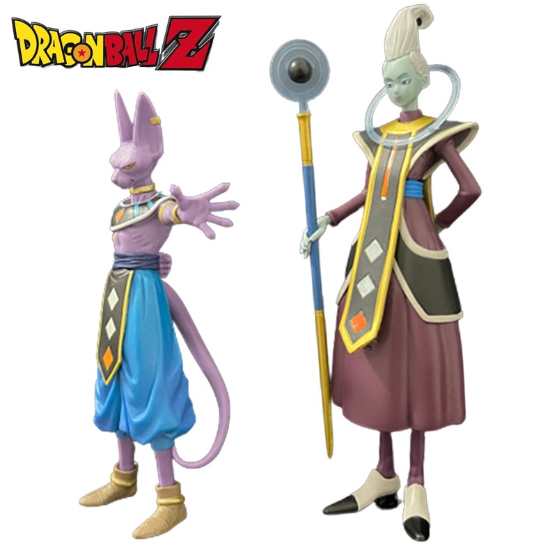 2 pcs/set 20cm Dragon Ball Beerus Figure Gods Of Destruction Dxf Whis ...