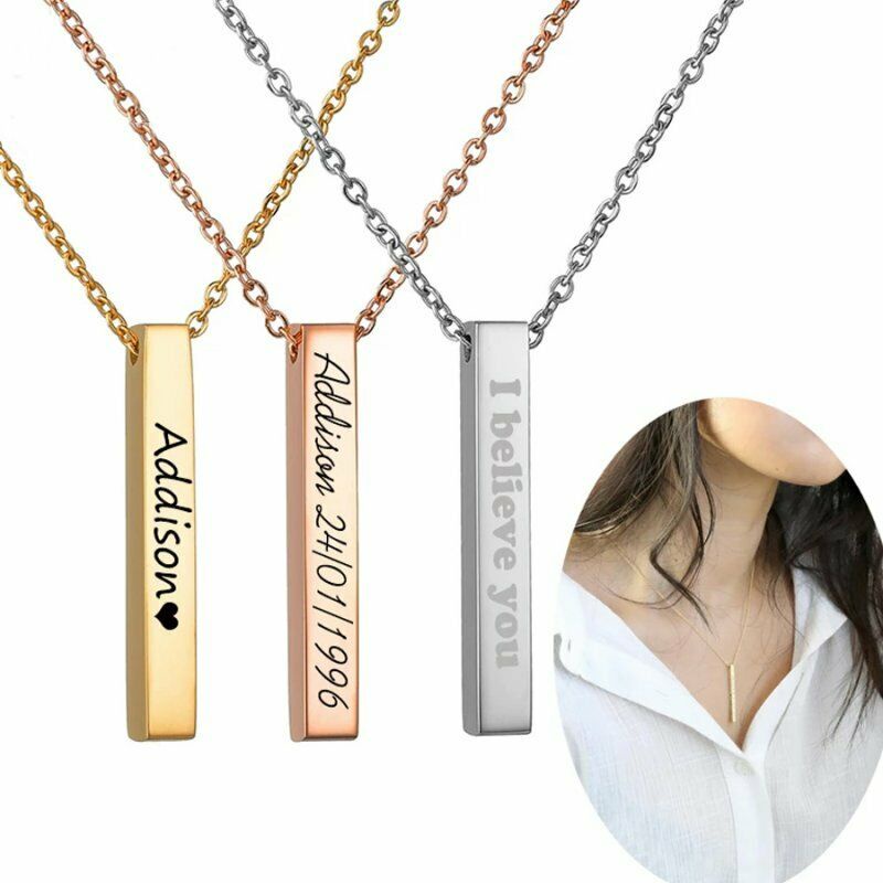 Custom collection!！Free engraving! ! DIY personalized stainless steel ...