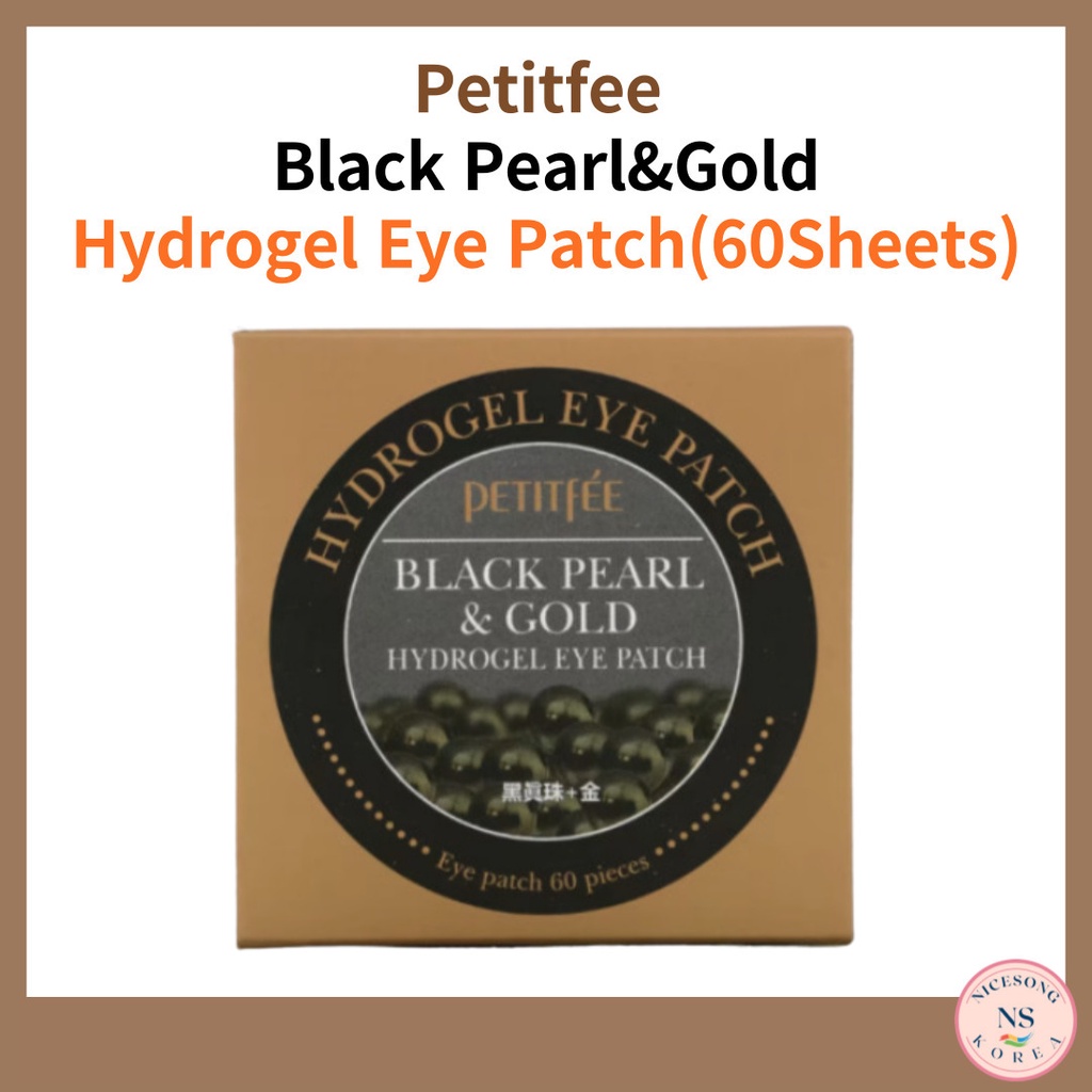 [Petitfee]Petitfee Black Pearl&Gold Hydrogel Eye Patch (60sheets) From ...