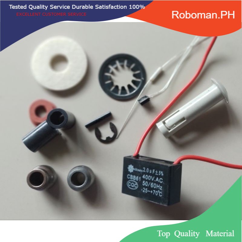 ELECTRIC FAN PARTS BUSHING E/PIN lock KNOB FOAM FLOWER LOCK SPACER TUBE ...