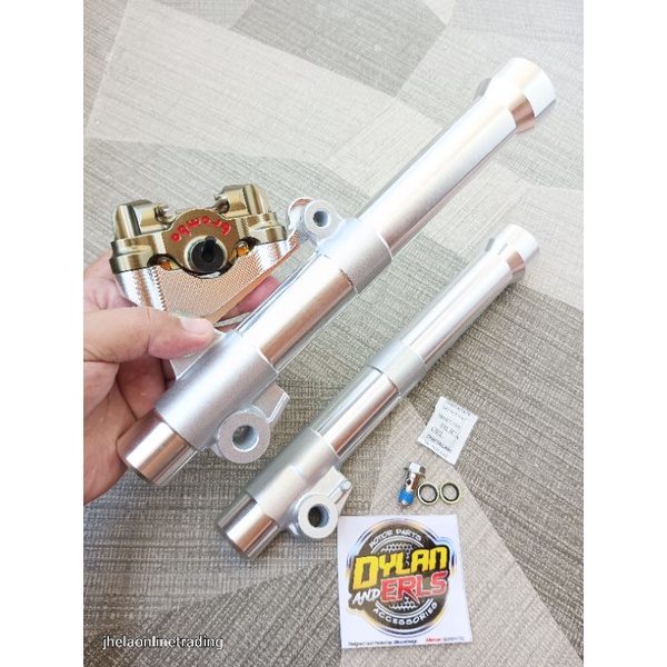 LIGHTEN FRONT SHOCK WAVE 125 with DORAEMON BRAKE CALIPER | Shopee ...
