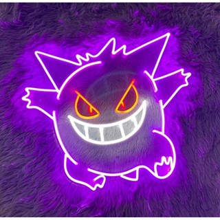 Gengar - Gengar neon sign,Gengar led lights Anime neon light Custom ...