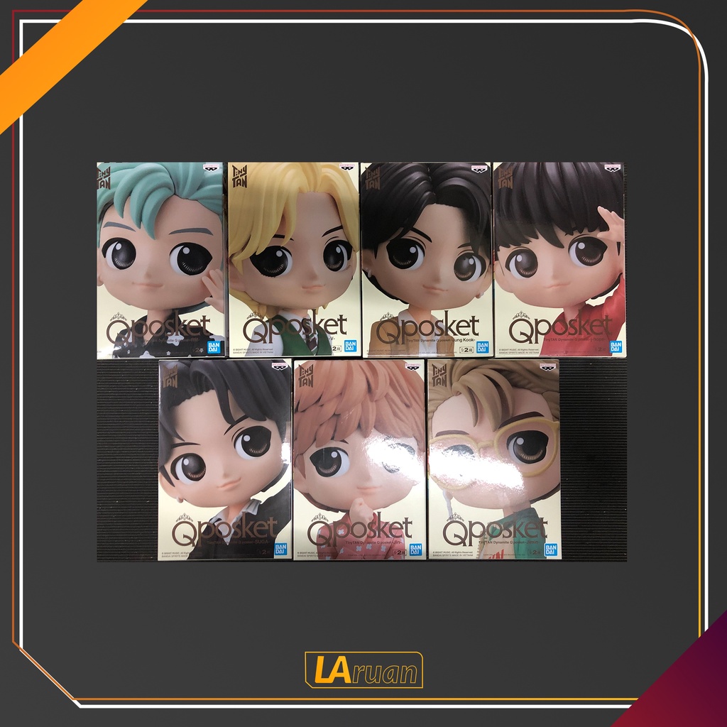 Original Q Posket BTS TinyTan Dynamite - RM, JIN, SUGA, J-HOPE, JIMIN, V, JUNG KOOK Ver.A ...