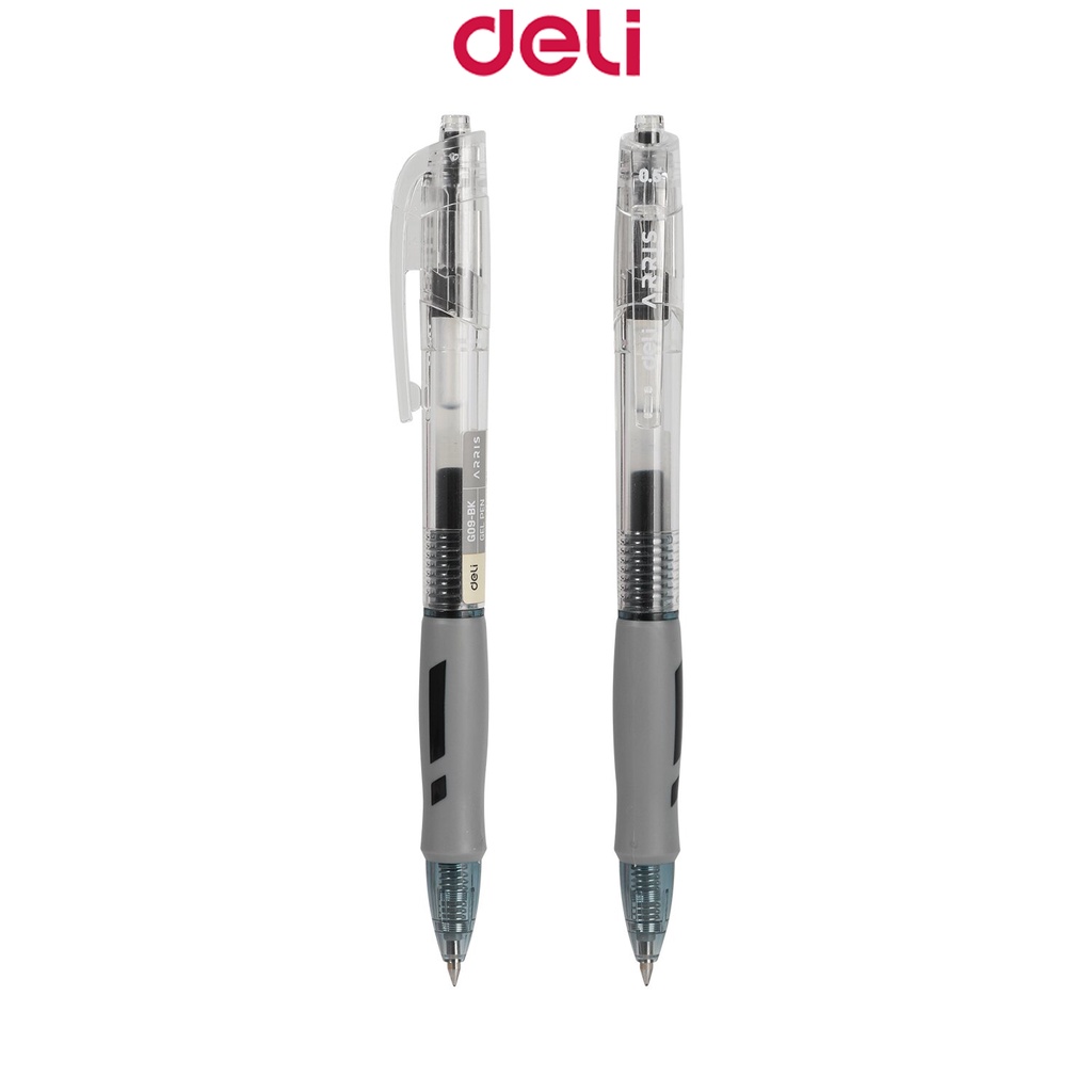 Deli Gel Pen 0.5mm Black Sign Pen Writing Pen Student Stationery Office ...