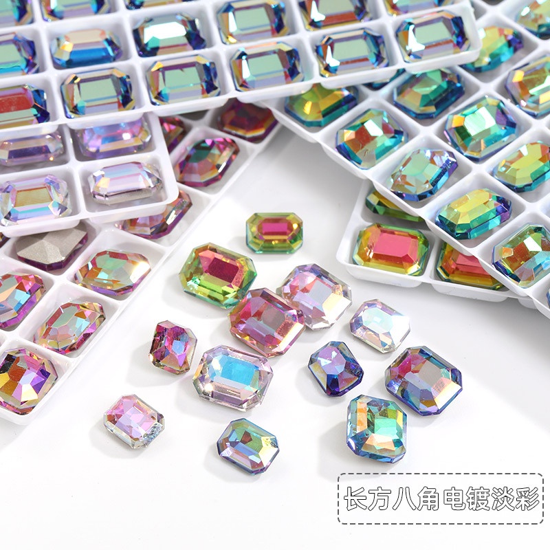 New Rectangular Octagonal Coated Drill High-quality K9 Manicure Drill ...