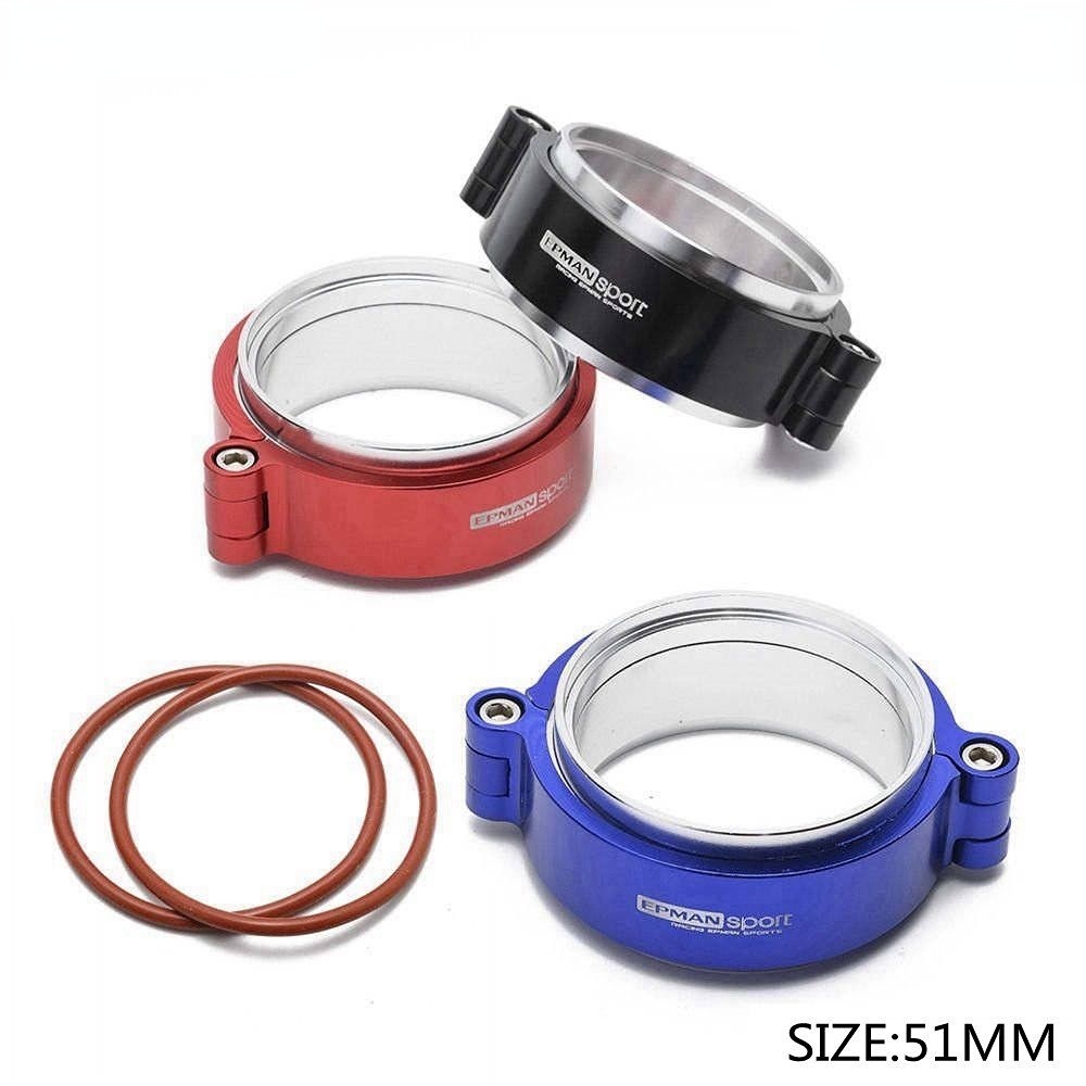 HD Exhaust V-band Clamp System Assembly Anodized Clamp For 2" OD ...