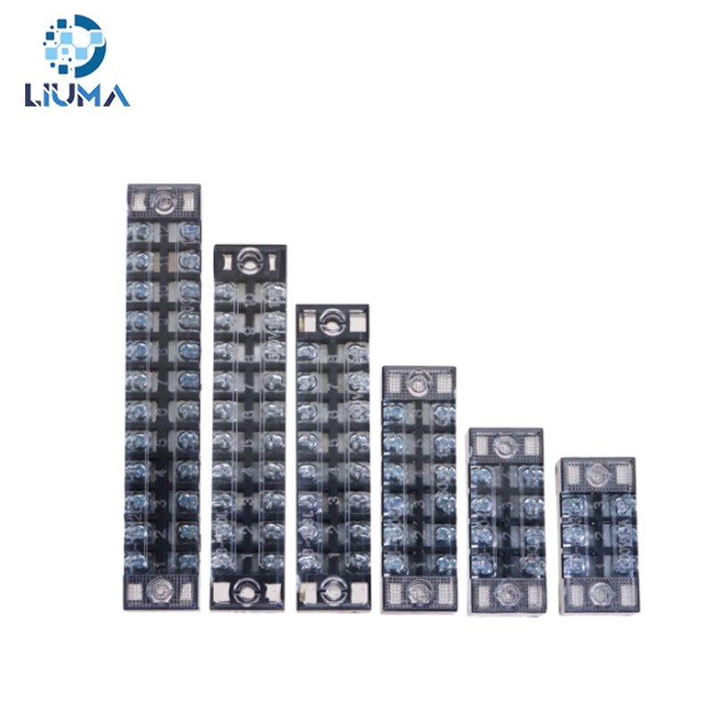 1Pcs TB-15 Series Dual Row Barrier Screw Terminal Block Strip Wire Connector 600V 15A 3/4/6/8/10 ...