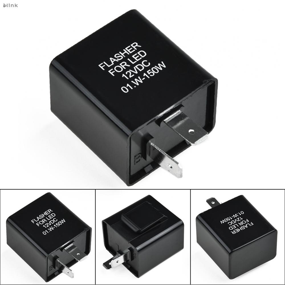 LED Flasher Relay Black Electronic Hyper PVC Plastic Blinking Fix Flash ...