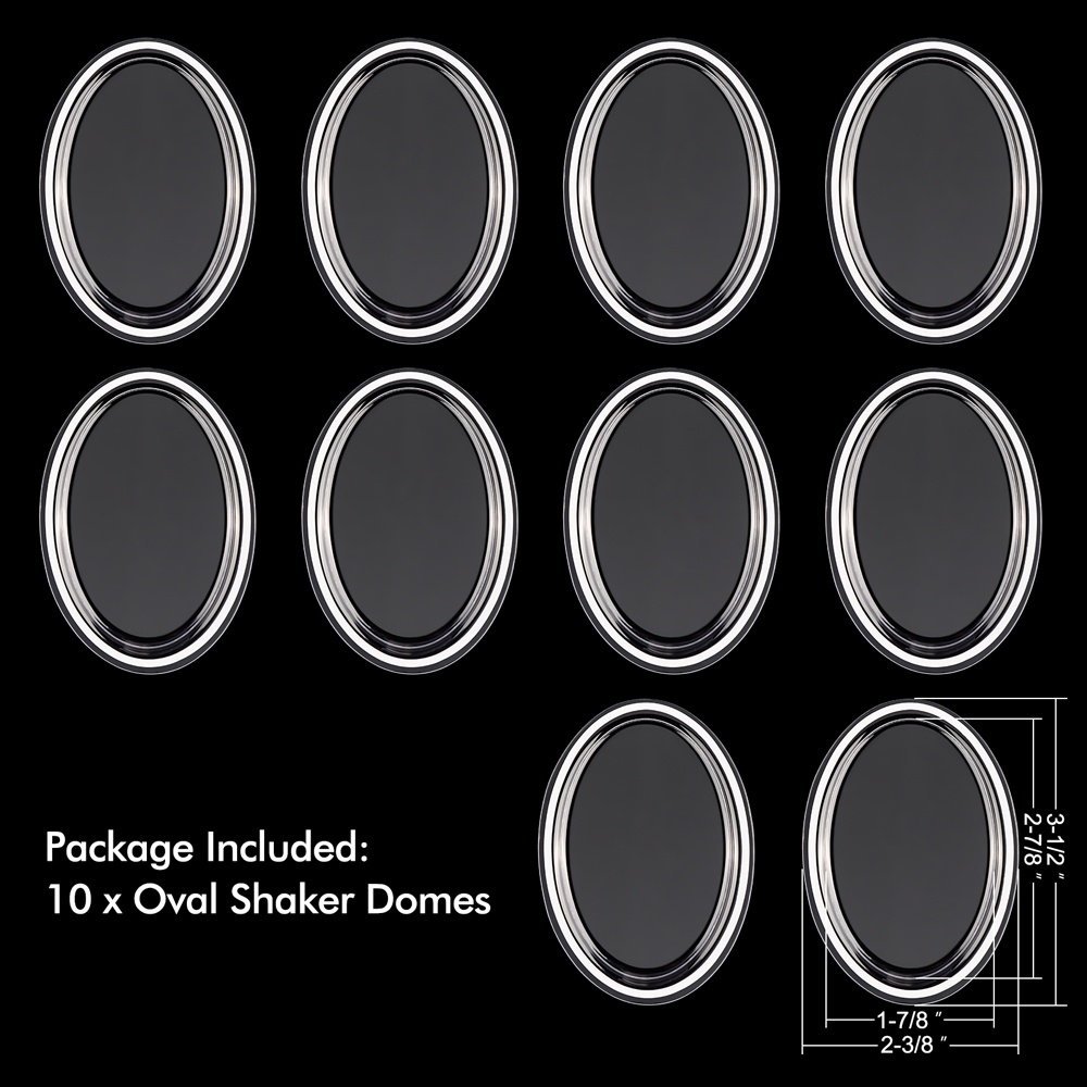 10pcs/Pack 3D Oval Dimensional Shaker Domes Set For Shaker Cards Making ...