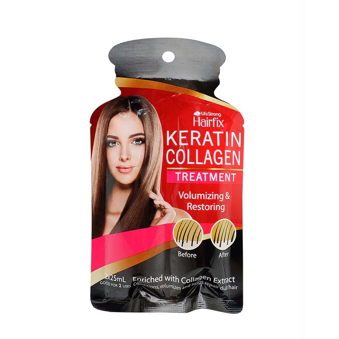 Hairfix Keratin Collagen Treatment 50ml | Shopee Philippines