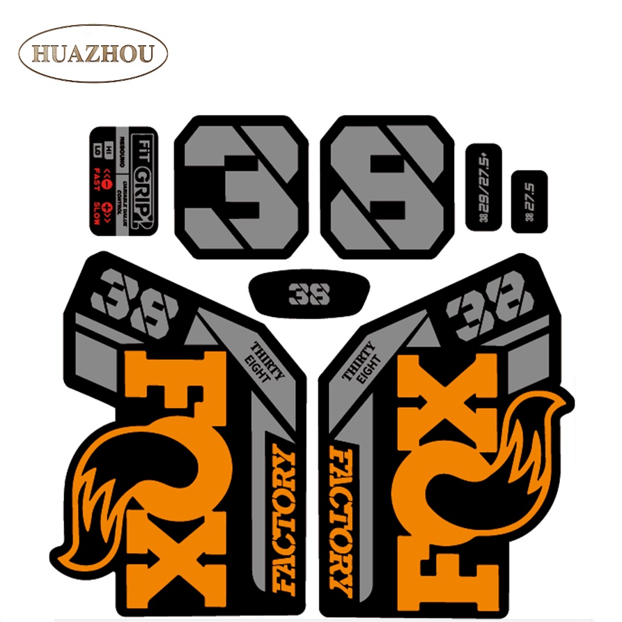 Front Fork Stickers for 2021 Fox 38 ENDURO Mountain Bike Bicycle ...