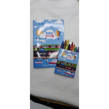 Customised Coloring Book, Name Tag, Thank you Sticker | Shopee Philippines