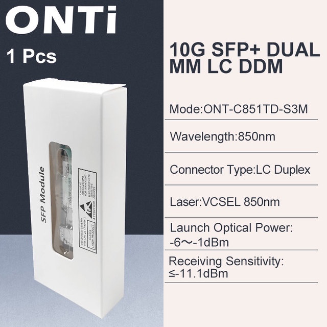10gb SFP+Multi-module 300mm Dual Industrial SFP+lc Light Connector SFP ...