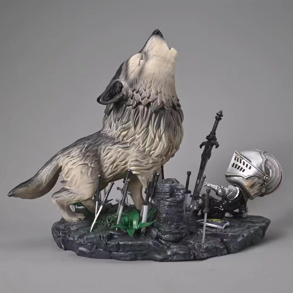 Dark Souls The Great Grey Wolf Sif PVC Anime Statue Figure Collection ...