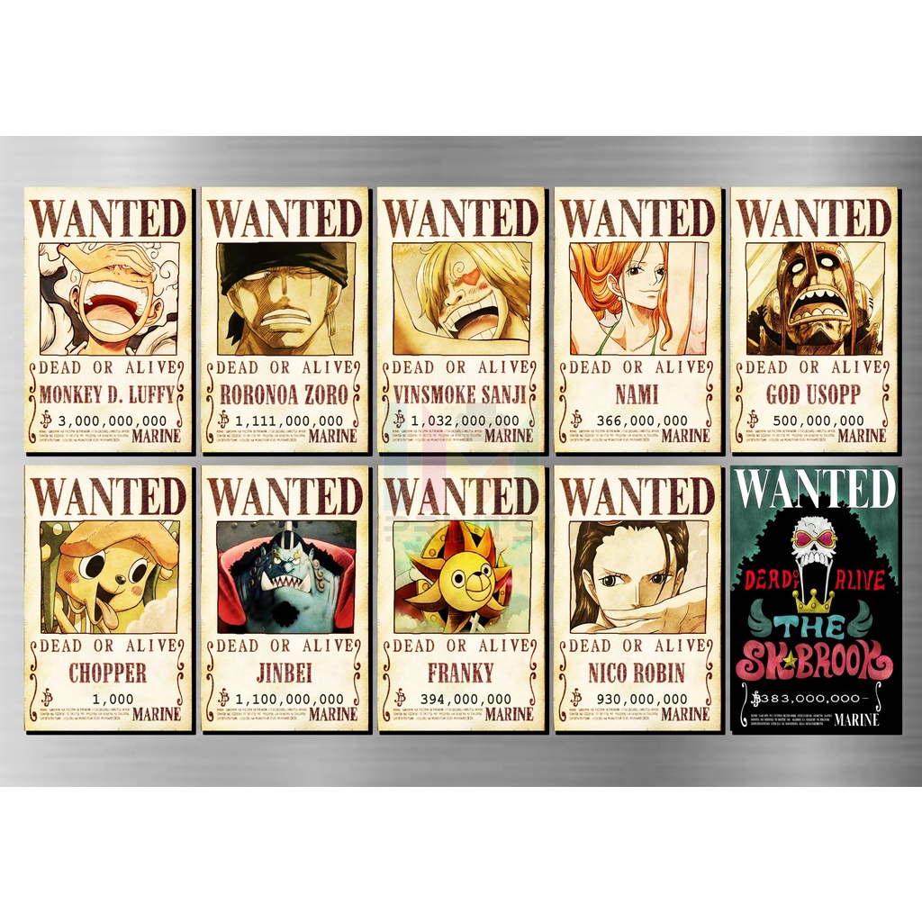 One Piece Anime Ref Magnets (ATM Size - Premium Quality) - Latest ...
