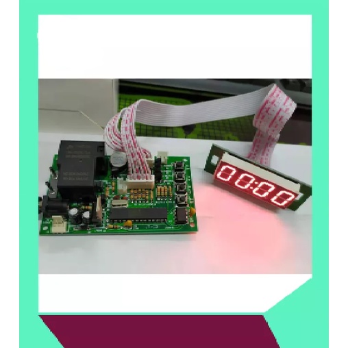 Timer Switch Board, 12 Volts, 4 Digits, For Water Machines, Etc ...