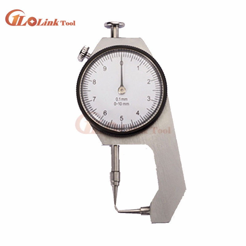 High quality Dial Thickness Gauge Curved Tip 0-10mm/0-20mm For Hollow ...