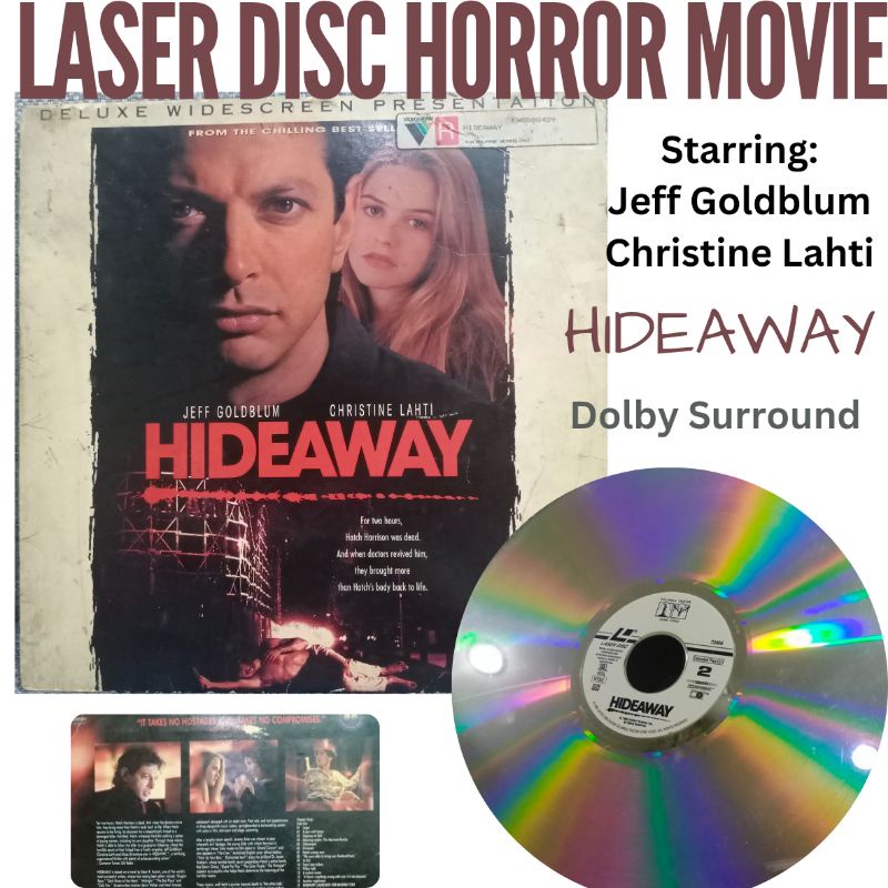 Laserdisc HIDEAWAY Horror Movie / Jeff Goldblum / Music Vintage ...