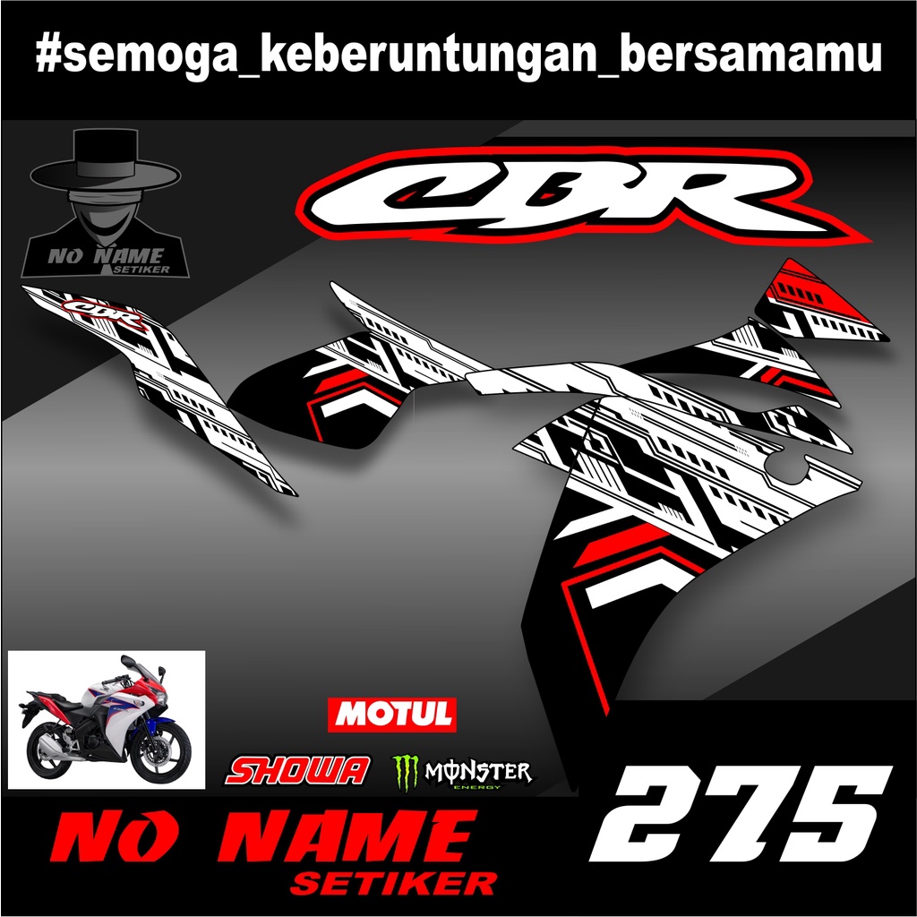 2011 New CBR 150 Variation Striping Sticker (275) - New CBR 150 ...