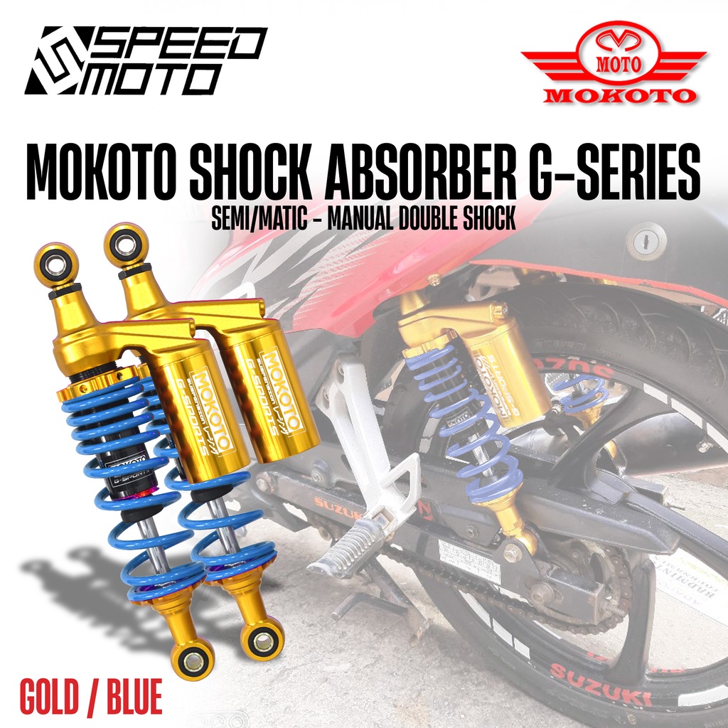 MOKOTO XRM / WAVE REAR SHOCK GAS ABSORBER W/ BASO 310MM G-SERIES 8166G1 ...