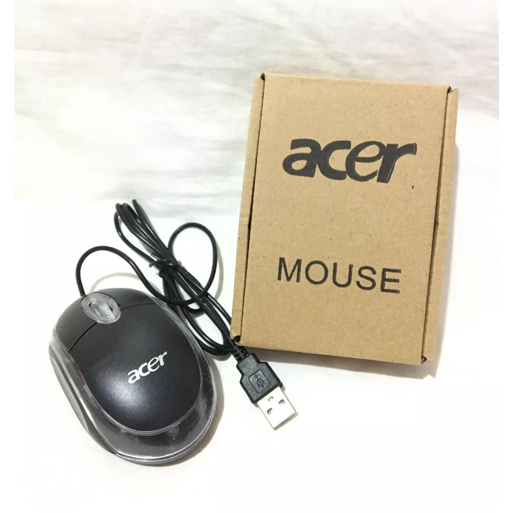 Acer Optical USB Wired Mouse for PC and Laptop | Shopee Philippines
