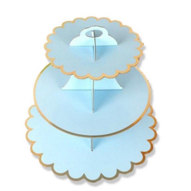 3-Layer Paper Cake Stand Birthday Party Wedding Cake Decoration DIY ...