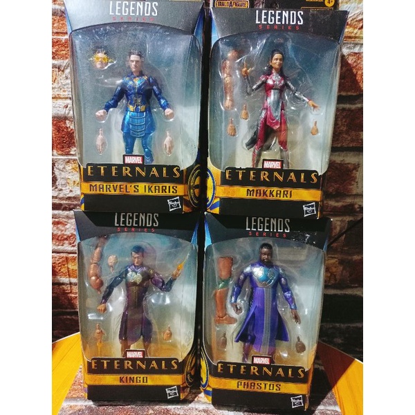 Marvel Legends Weapon X, Ikaris, Makki, Phastos, Kingo (Hasbro ...