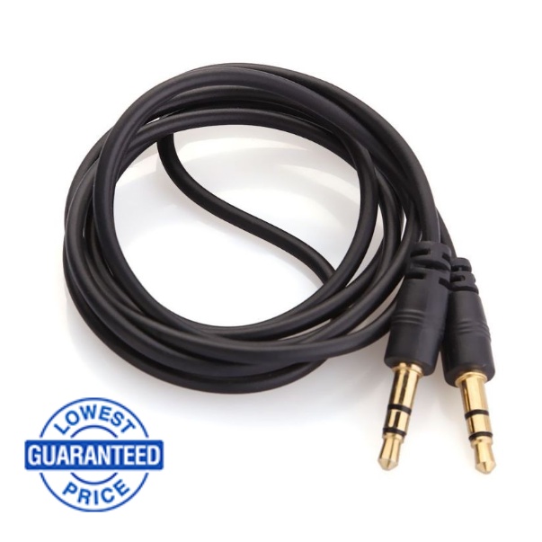 jack adaptor cable cord 1x1 audio cable speaker to speaker male to male ...