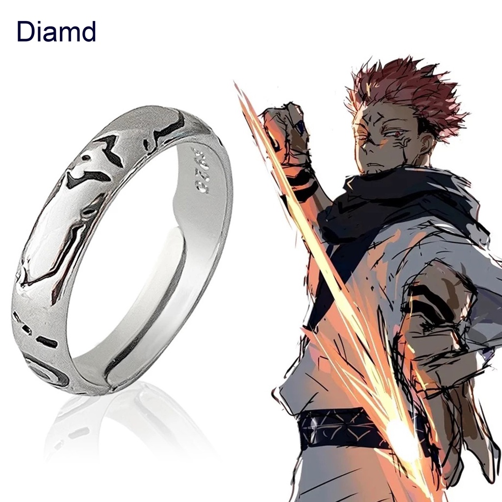 Diamd Anime Jujutsu Kaisen Okkotsu Yuta Cosplay Ring Prop Jewelry ...