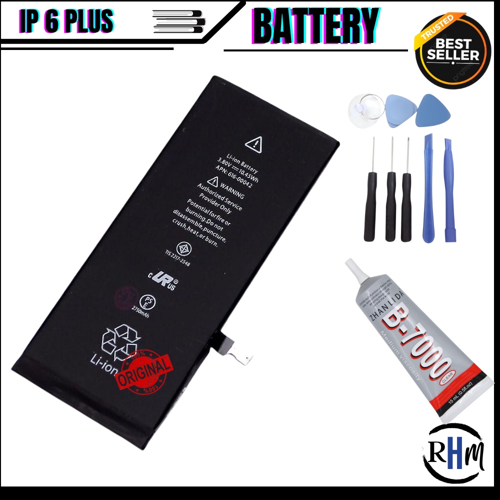 For IP 6 plus, 6, 6s, 7 Battery Genuine Capacity Li-ion Lipolymer ...