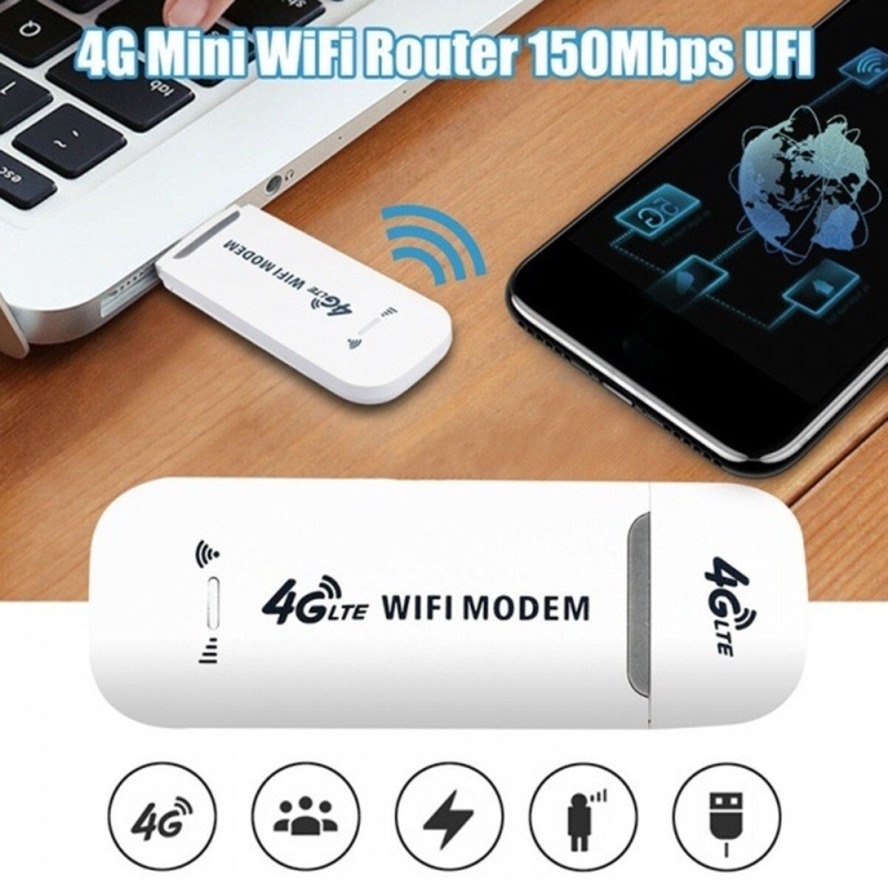 Entrega 24H ! Unlocked Dongle Broadband 4G LTE Modem USB Dongle 150Mbps ...