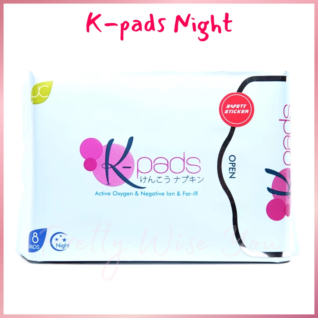 K-Pads Night Napkin (8pads) Kpads Sanitary Pad by JC Premiere | Shopee ...