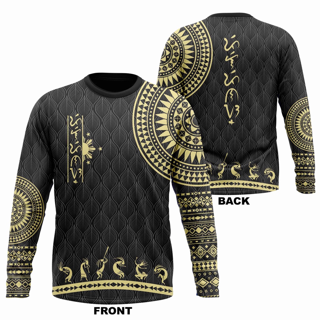 Long Sleeve Full Sublimation Pilipinas Tribal Design | Shopee Philippines