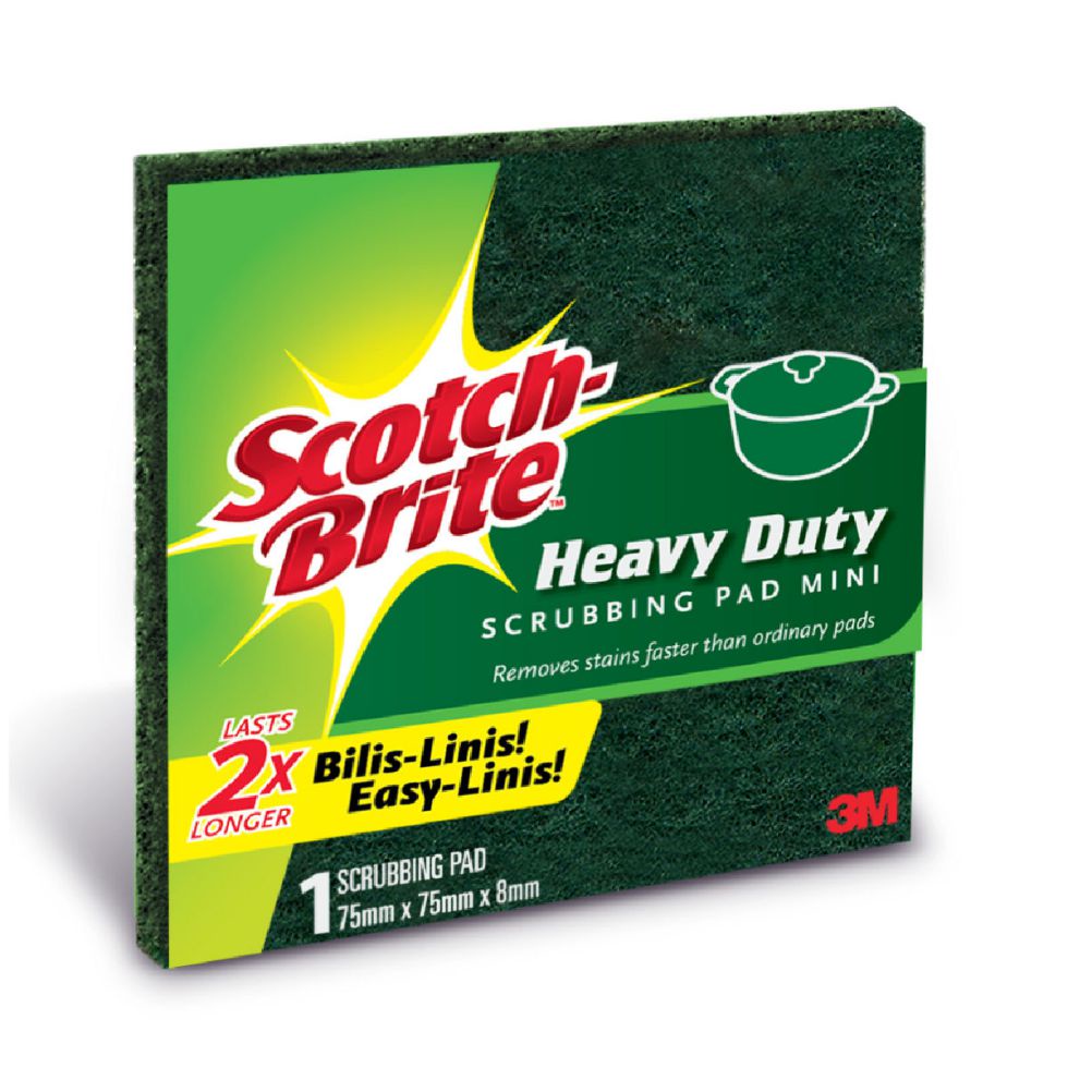 Scotch Brite Heavy Duty Scrubbing Pad Mini 1 Pc | Shopee Philippines