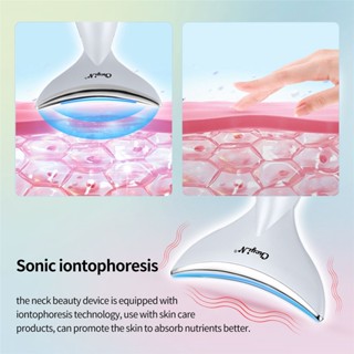 CkeyiN Neck Face Massager Slimming Vibration Led Photon Therapy V Line ...