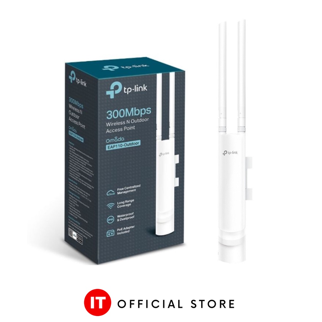 TP-Link EAP110 Outdoor Omada - 2.4Ghz Vendo Piso WiFi Access Point N300 ...