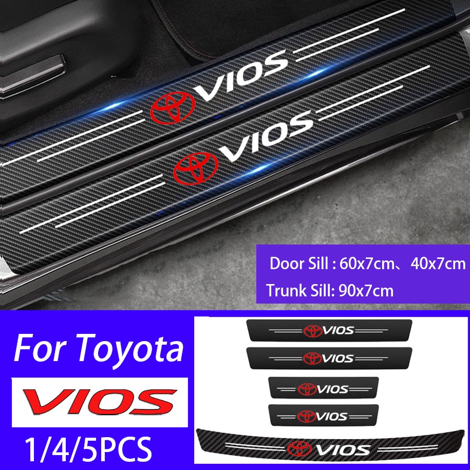 Car door carbon fiber anti-scratch sticker waterproof sticker trunk ...