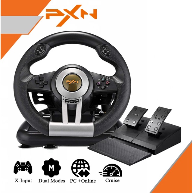PXN V3 Pro Racing Wheel With Stick + Paddle Shifter, Automatic Drive ...