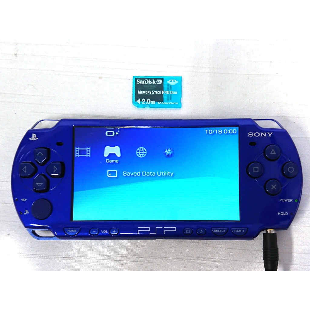 SONY PSP-2000 Metallic Blue FW6.36 Japan model No battery | Shopee ...