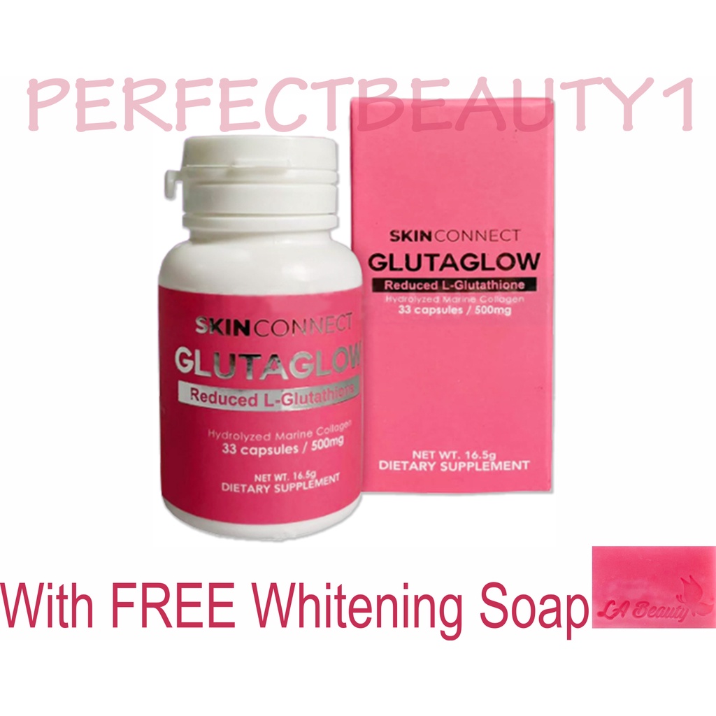 Gluta Glow Skin Connect - (Glutathione, Collagen, Vitamin C, Vitamin E ...