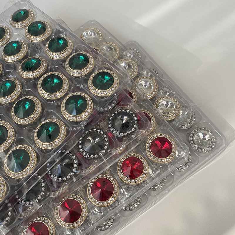 FCXDG 10pcs Super Nice Ruby Dress Buttons Fashion Women's Clothing ...