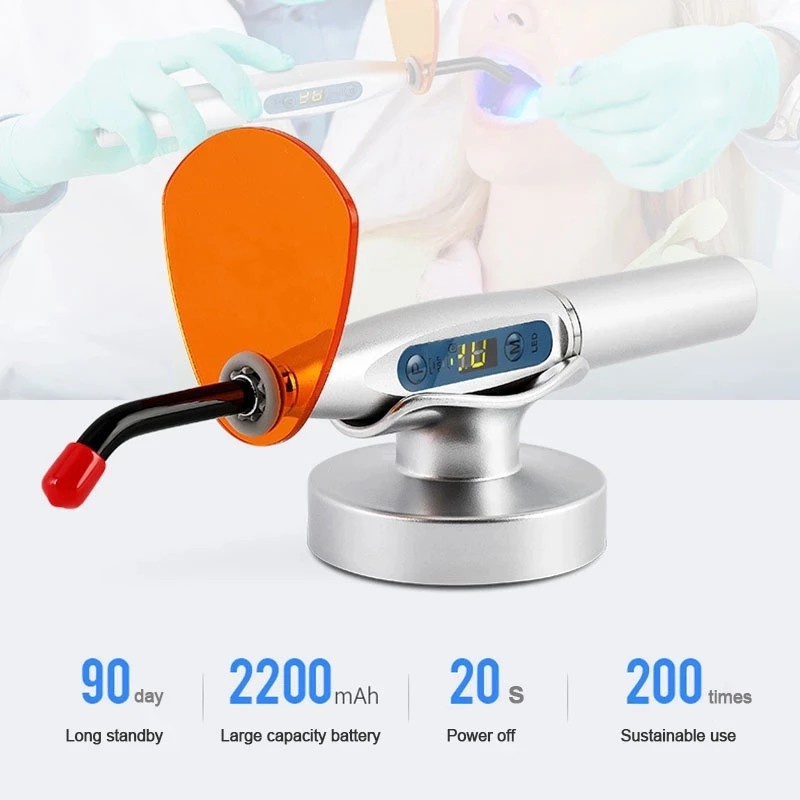 1 Set LED Curing Light Lamp Machine Resin Cure Colorful Curing Light ...