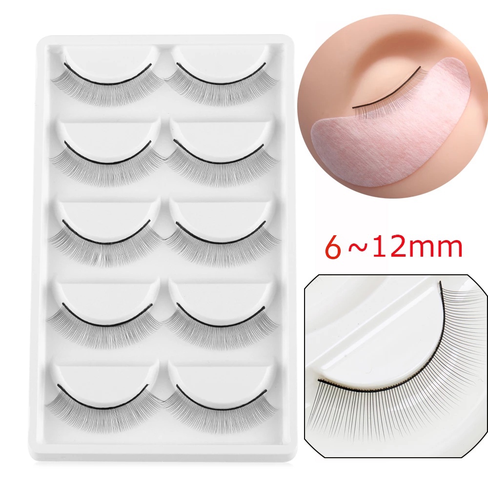 Practice Eyelash Strips Lashes Training Eyelashes Extenions Trainning ...