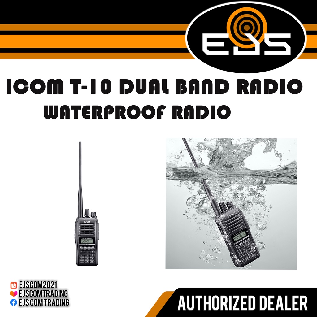 ICOM IC T10 DUAL BAND RADIO ORIGINAL RADIO | Shopee Philippines