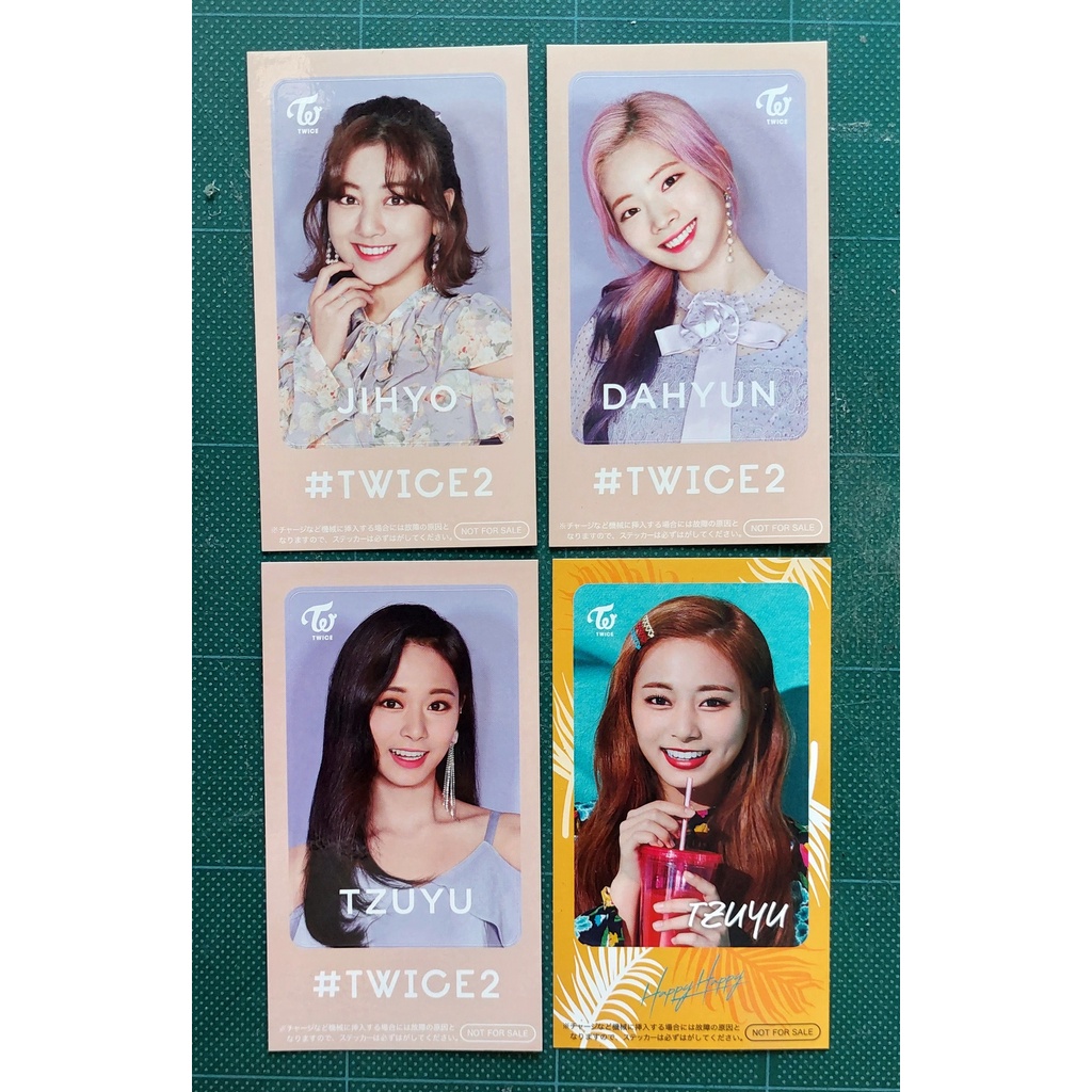 IC Card Sticker Free Gift Japanese Album TWICE-TWICE2/HAPPY Tzuyu ...