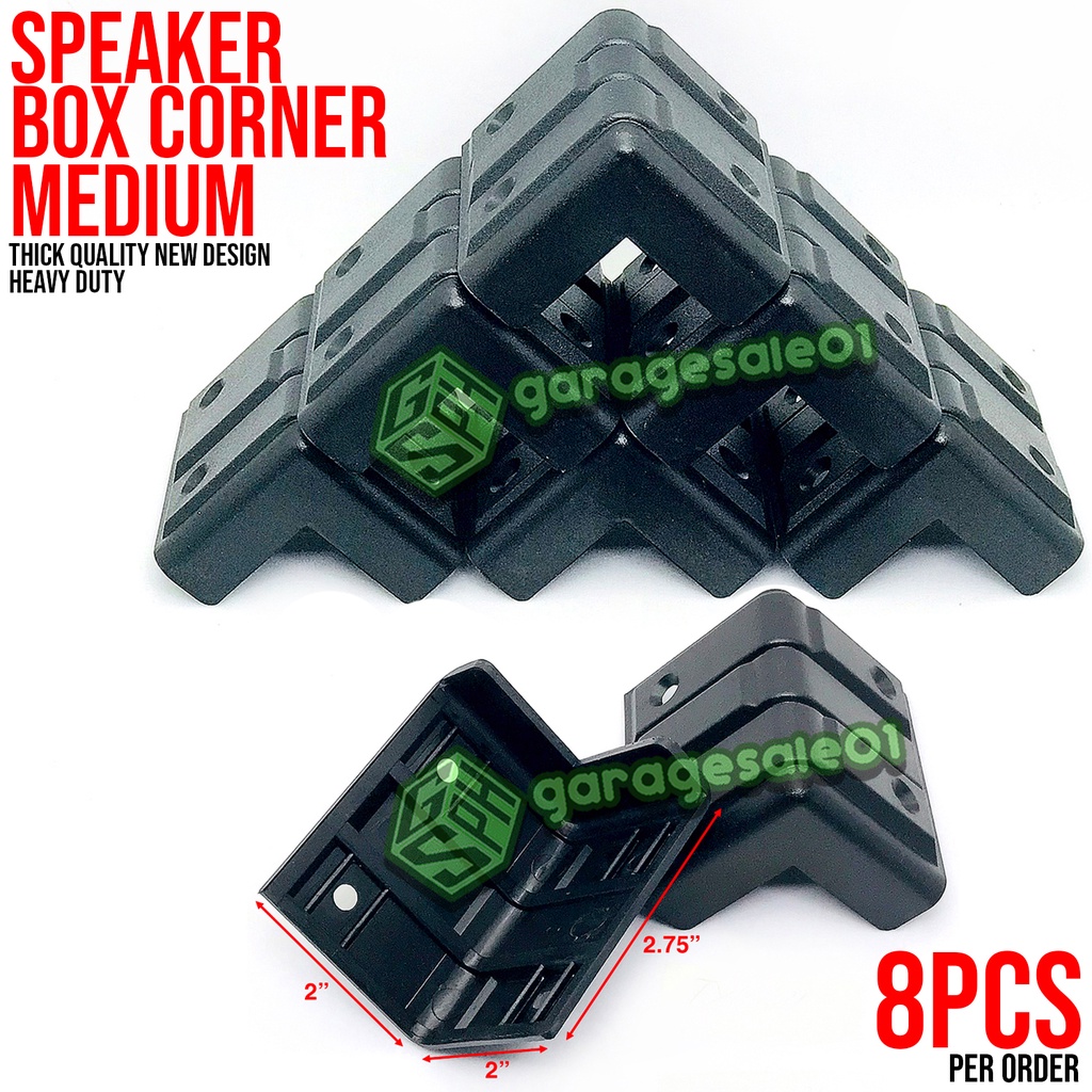 8PCS Speaker Box Corner Medium Universal Thick Heavy Duty (NEW DESIGN ...